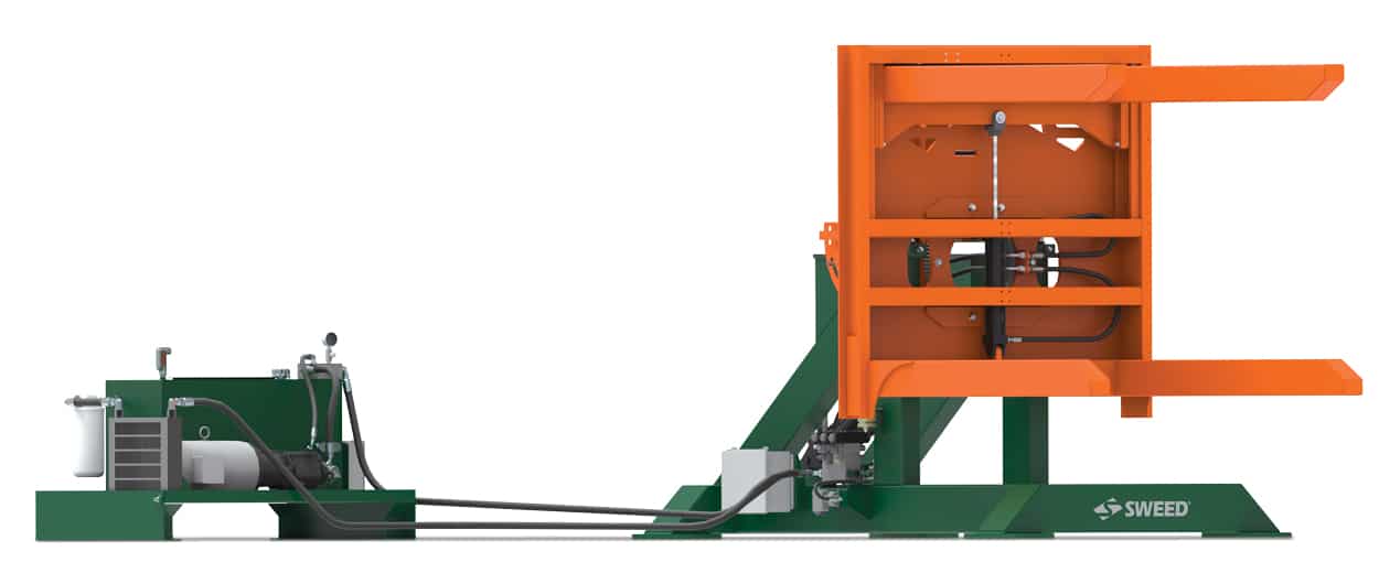 Rotating Bundle Turner - Process Loads up to 4,500 lbs